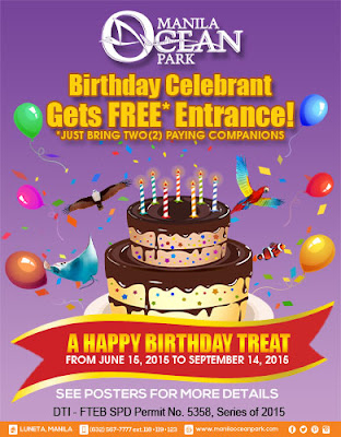 Manila Shopper: Manila Ocean Park Birthday Promo: June-Sept 2015