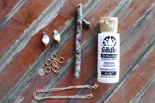 Birds on a Branch Necklace DIY — Sincerely, Kinsey