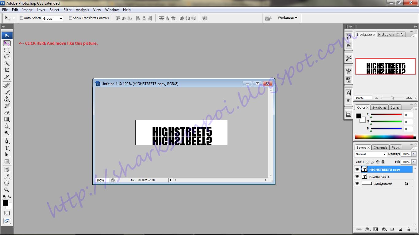 AhlongShark : 【Tutorial】Photoshop - Animation Font GIF / Tulisan bergerak