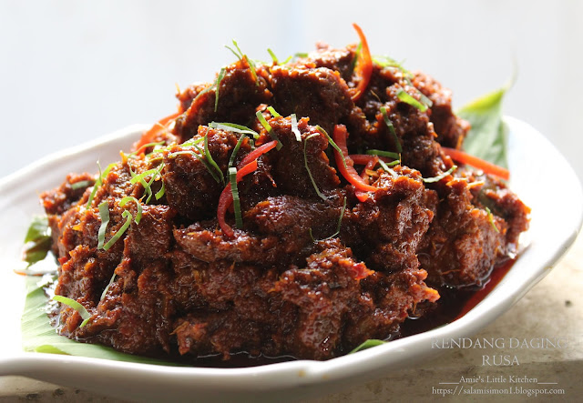 Rendang Daging Rusa - Amie's Little Kitchen
