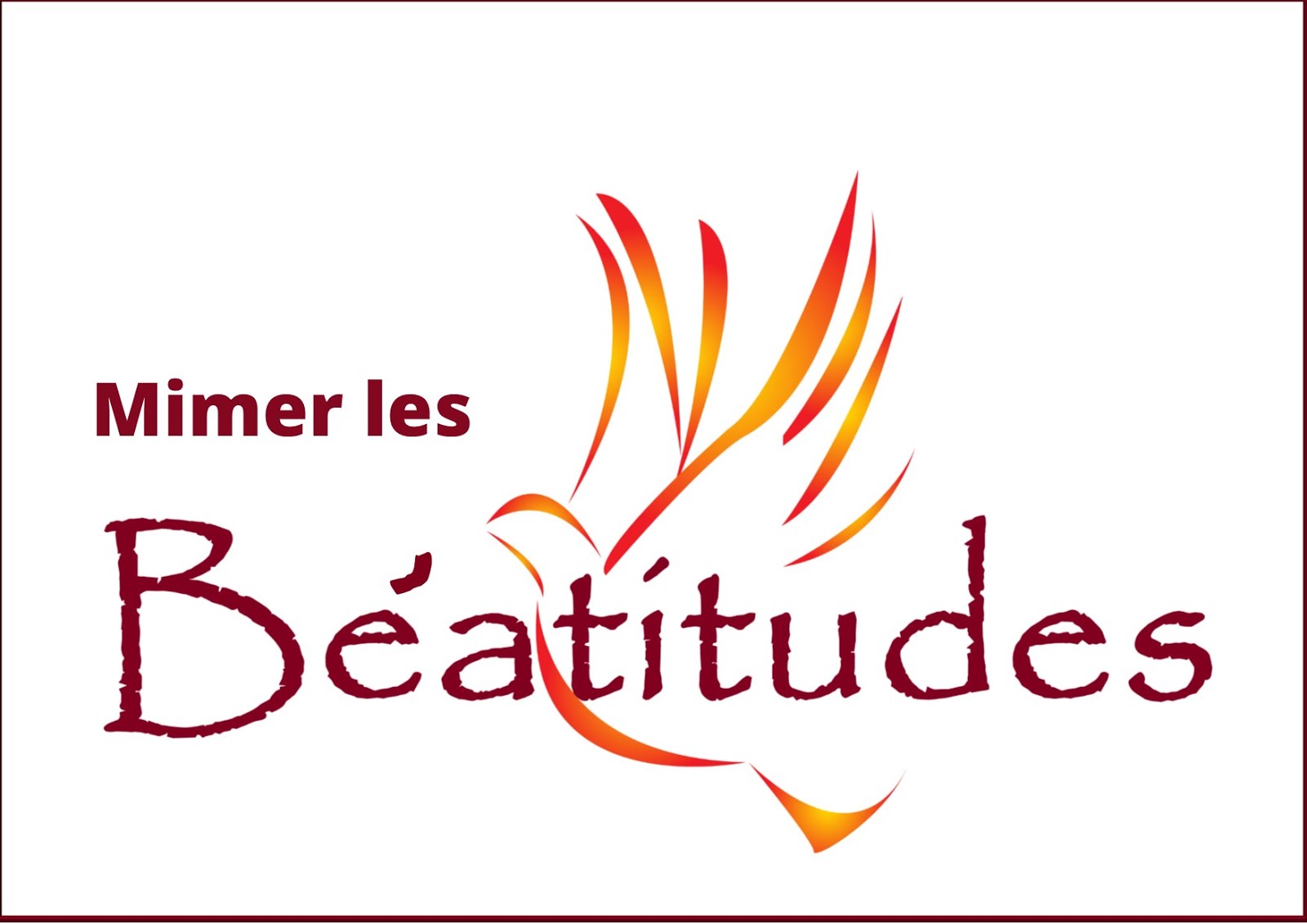 Texte mimé, gestuation : les béatitudes