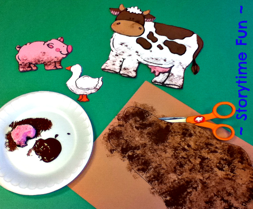 Storytime ABC's: Storytime Craft: Muddy Pigs