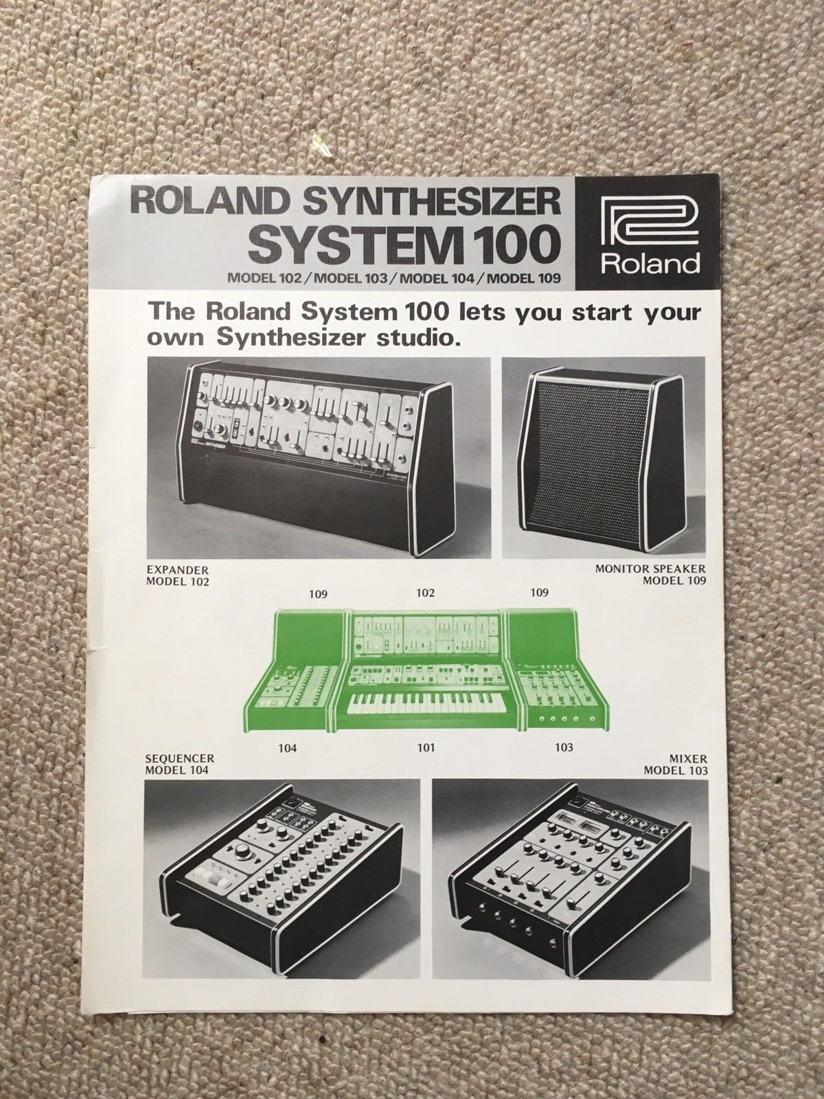 MATRIXSYNTH: Roland System 100 original brochure 1976