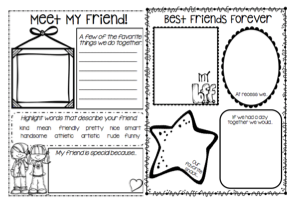 1st Grade Hip Hip Hooray!: Friendship Day!