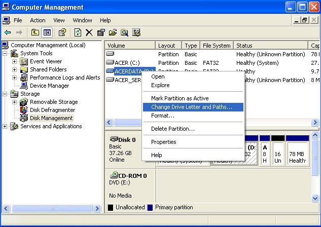 TIPS AND TRICKS: How to assign or change a drive letter in your hard disk?