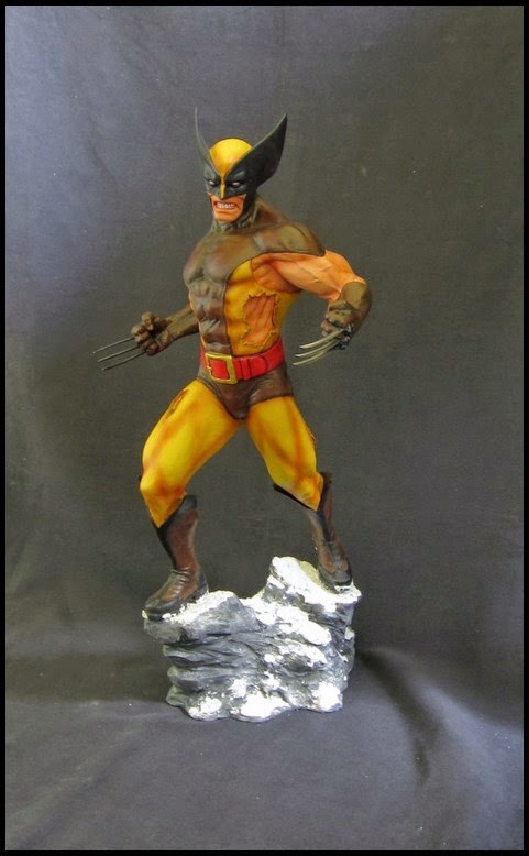 NIMAJNEB SCULPTURE: Wolverine custom