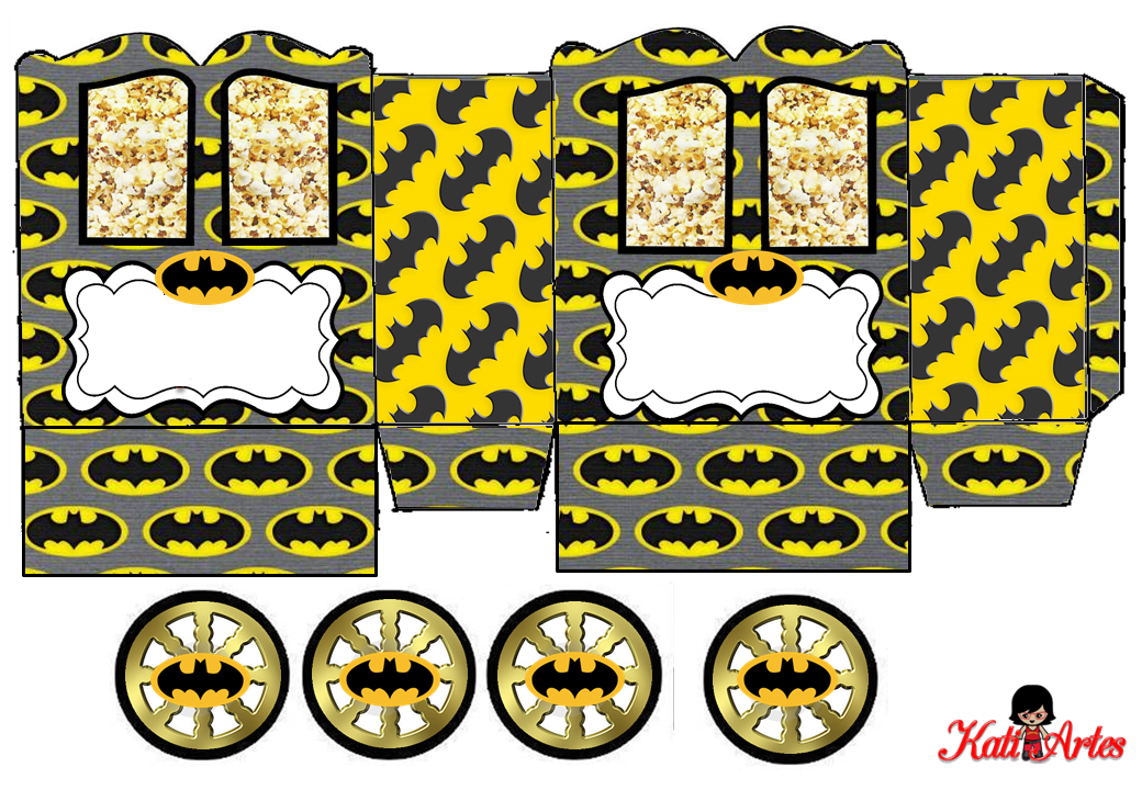 Batman: Princess Carriage Shaped Free Printable Box. - Oh My Fiesta! in ...