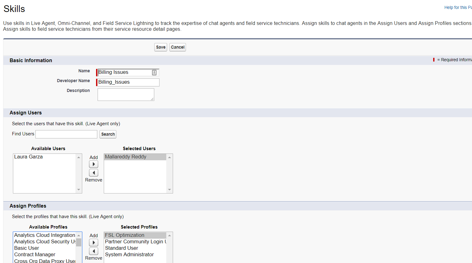 Setup Live Agent In Salesforce