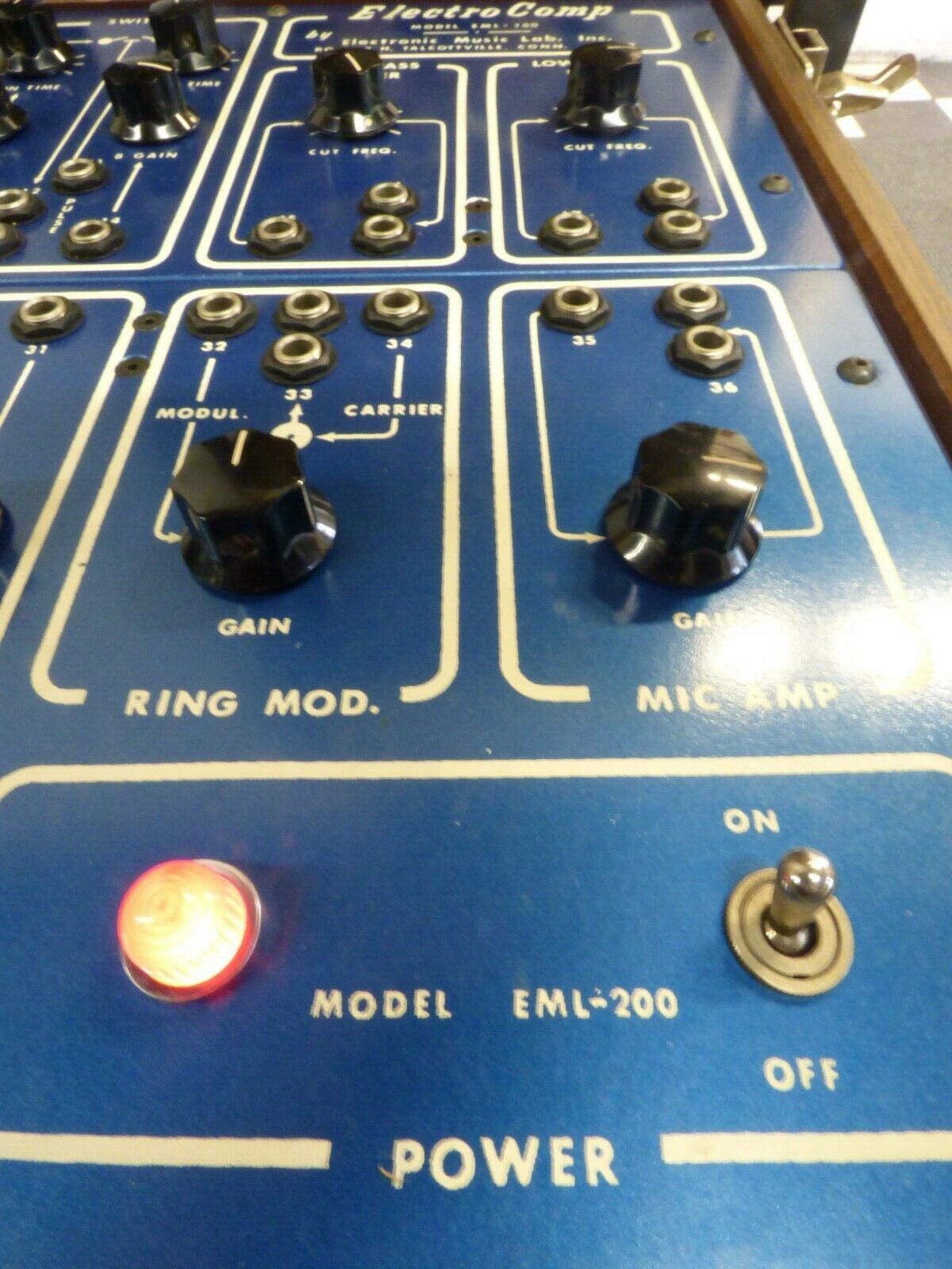 MATRIXSYNTH: Vintage 1970's ElectroComp EML-200 Modular Synthesizer