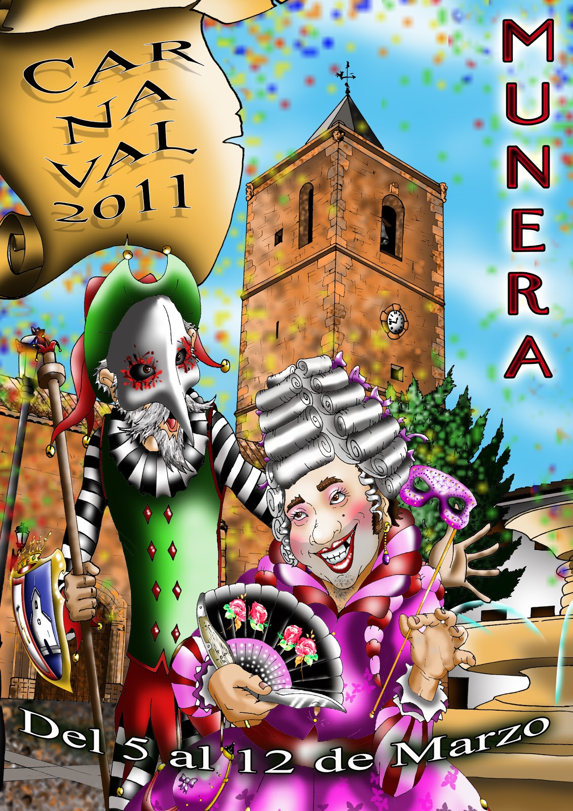 Trabajos artísticos ANTONIO RUIZ : Carteles de Carnaval