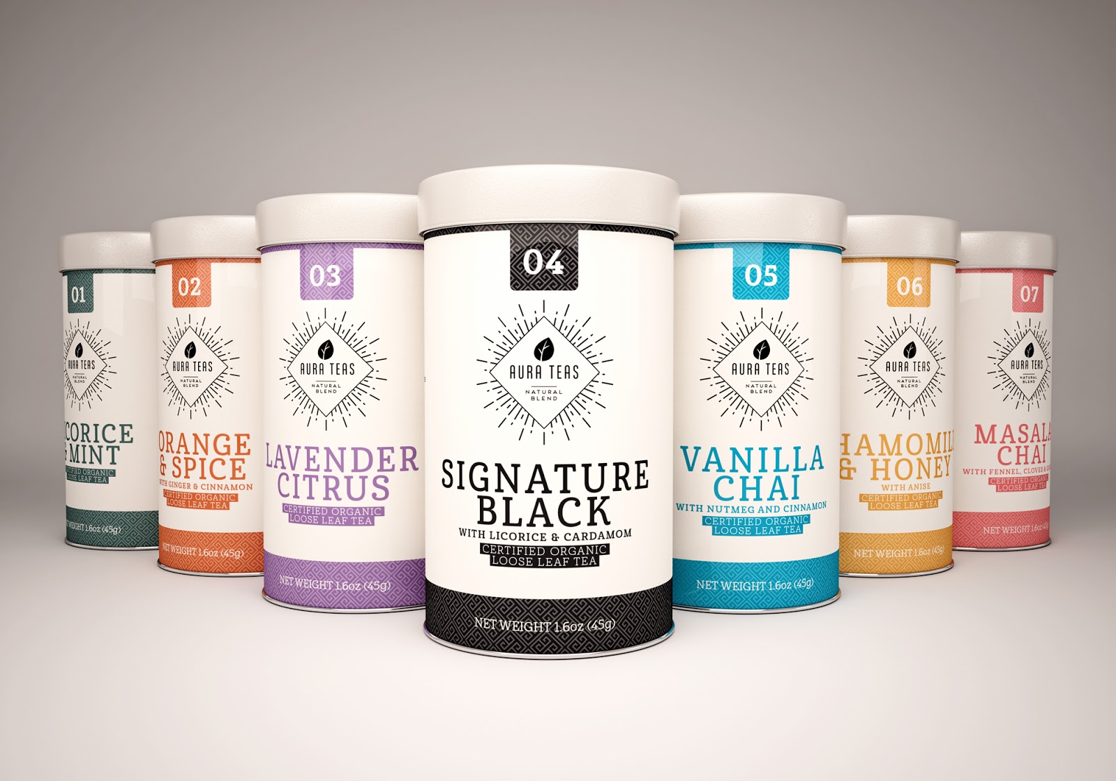 Aura Tea on Packaging of the World - Creative Package Design Gallery