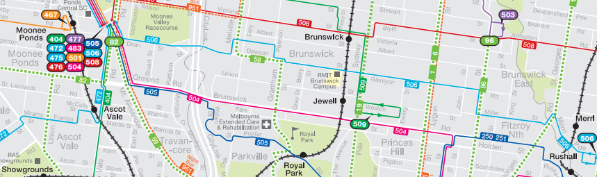 Melbourne on Transit: Timetable Tuesday #7: Bus route 506
