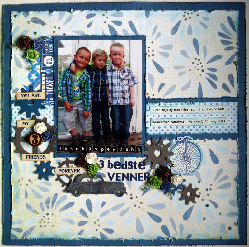 Slipsager scrapbooking & Cards: 3 bedste venner