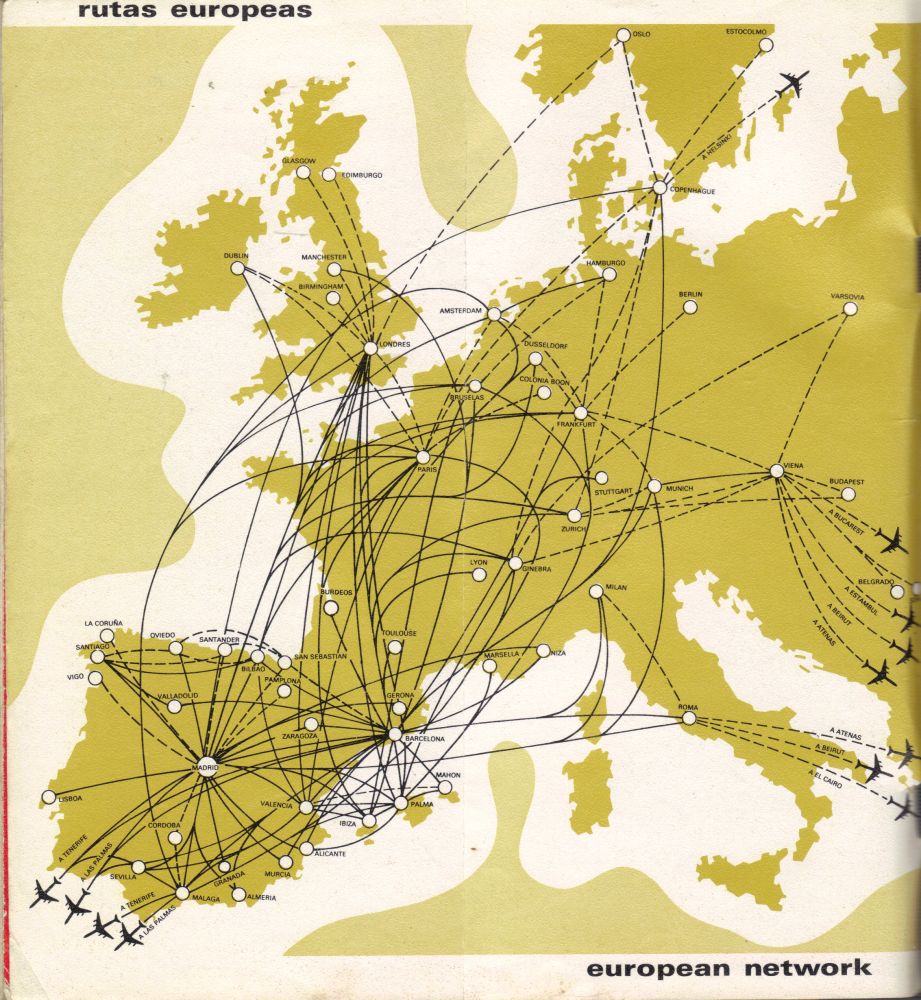 Airline memorabilia: Iberia (1973)