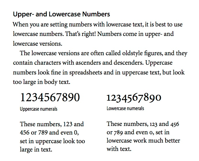 JMU | GRPH306 | Sp.13: Upper- and Lowercase Numbers