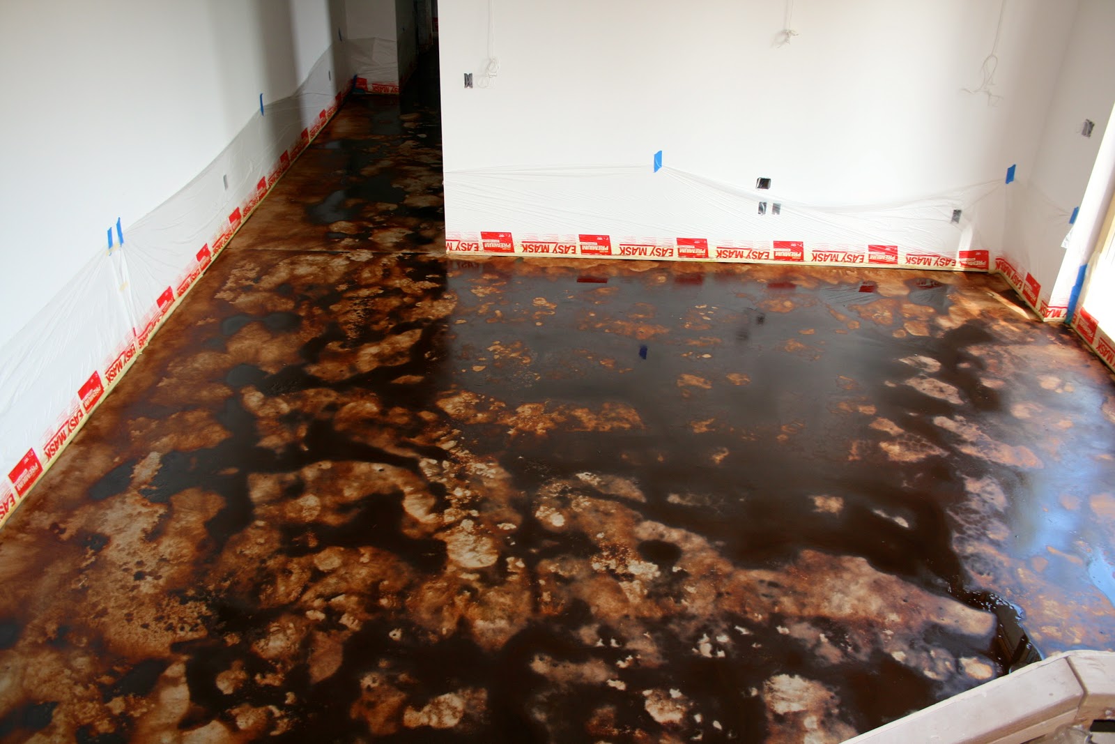 The Farris Family Builds a House: Our floor's on an acid trip