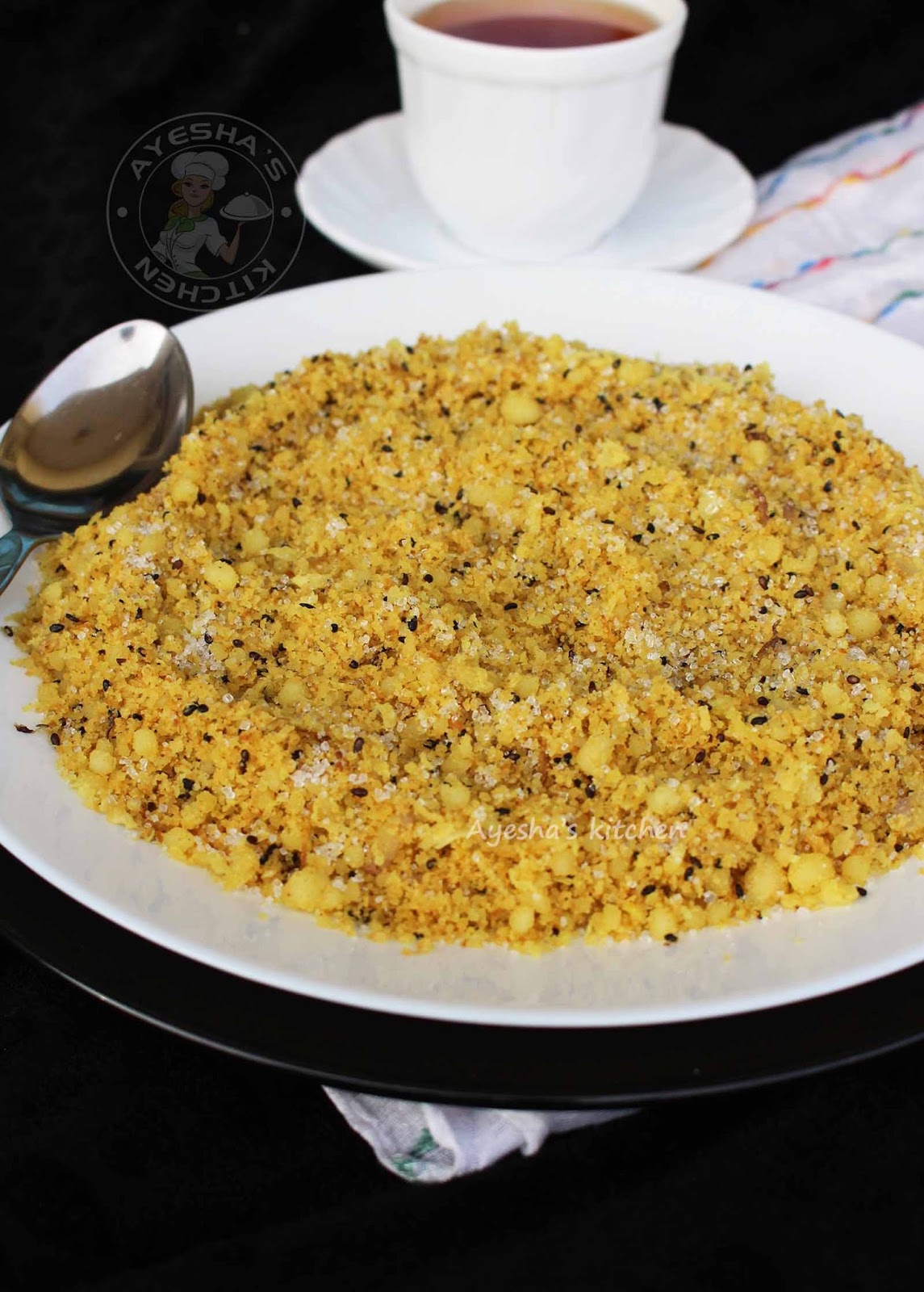 MALABAR TRADITIONAL SNACK - POORAM VARUTHATH WITH LEFTOVER PUTTU