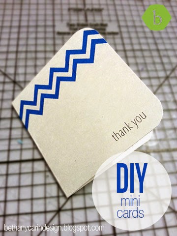 DIY Mini Cards | Bethany Carin Design + DIY