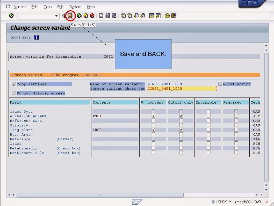 青蛙SAP分享 Froggy's SAP sharing: Tech10 Create Transaction Variant for IW31