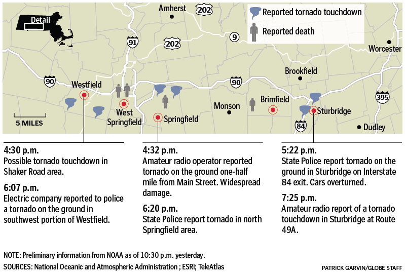 CapitalClimate: Multiple Tornado Reports in Springfield, Massachusetts ...