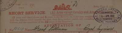 Army Service Numbers 1881-1918: September 2011