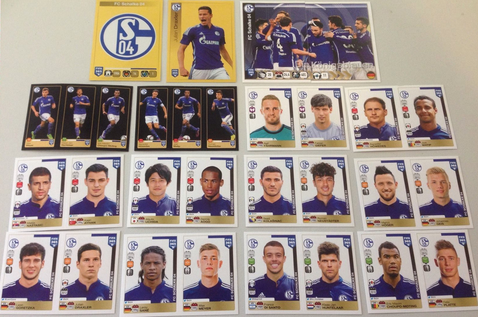 Football Cartophilic Info Exchange: Panini - FIFA 365 2016 ~ The Golden ...