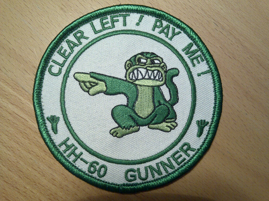 THE USAF RESCUE COLLECTION: USAF 33rd RQS / HH-60 Gunner Patch