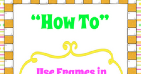The Best of Teacher Entrepreneurs: FREE MISC. LESSON - “Freebie Frame ...