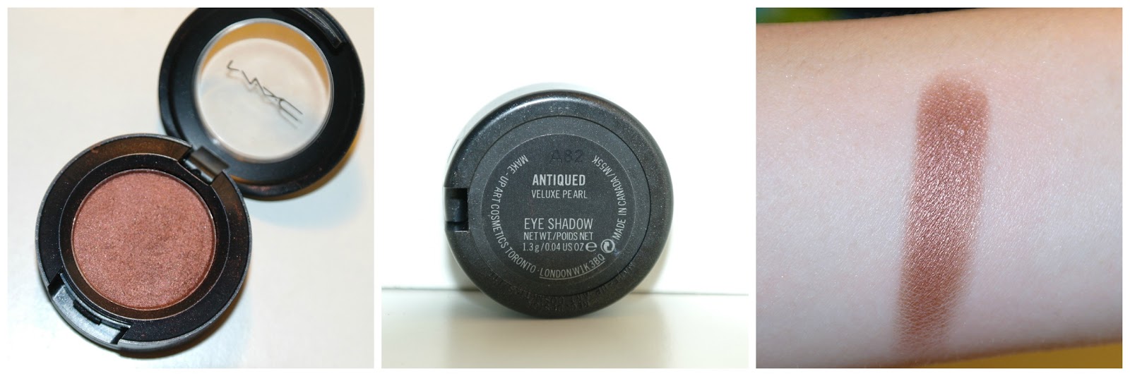 Rouge de Amour: MAC Antiqued Eyeshadow : Review + Swatches