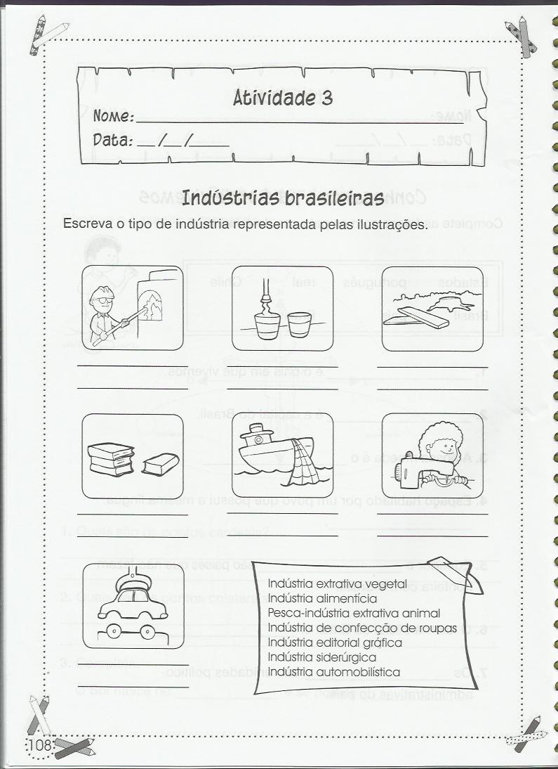 ATIVIDADES DE CIÊNCIAS, GEOGRAFIA E HISTÓRIA PARA O 4º ANO. MAIS ...