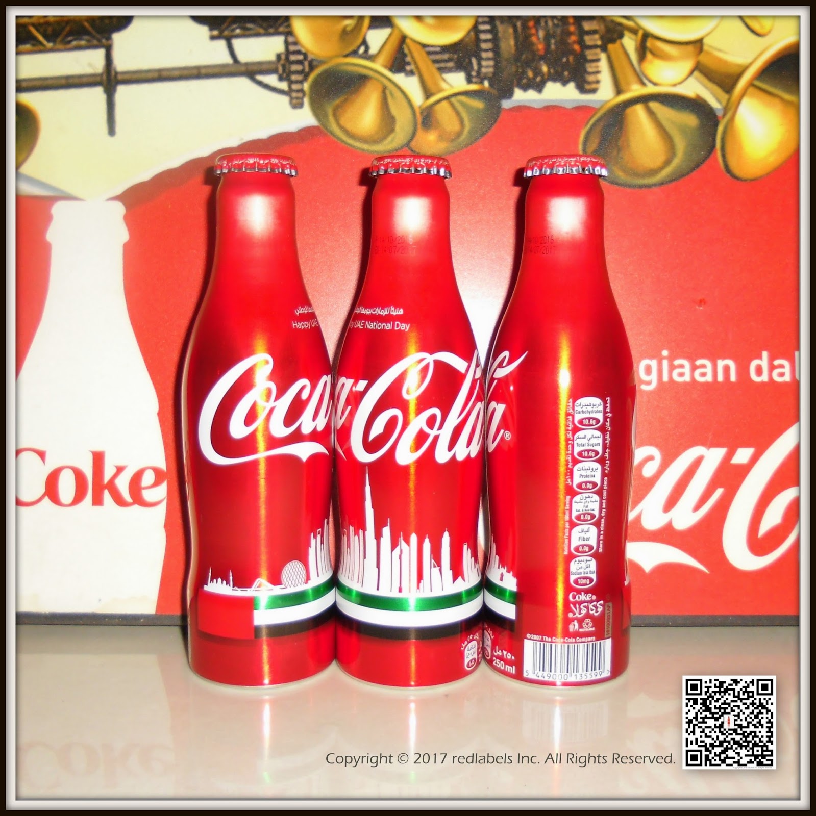 Aluminum Bottle Collector Club: Coca-Cola Celebrating 45th Happy UAE ...