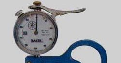 Textile Analysis: Determination of fabric thickness by thickness tester