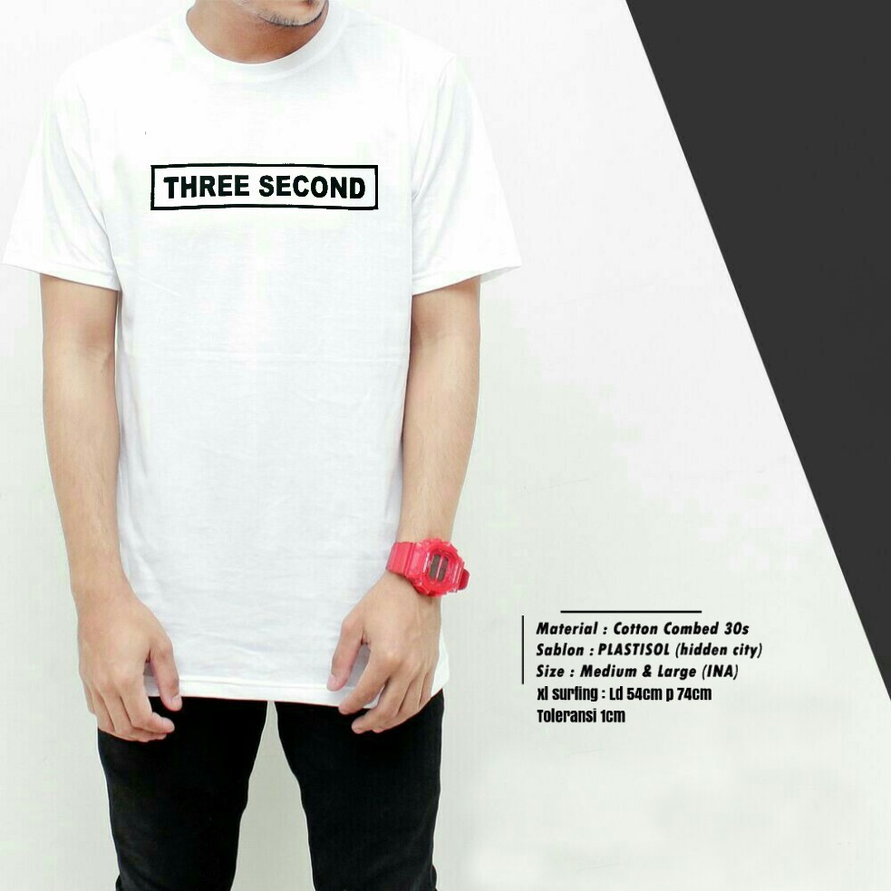 Kaos Distro 3 Second Bandung: Galeri Kaos 3Second Februari 2018