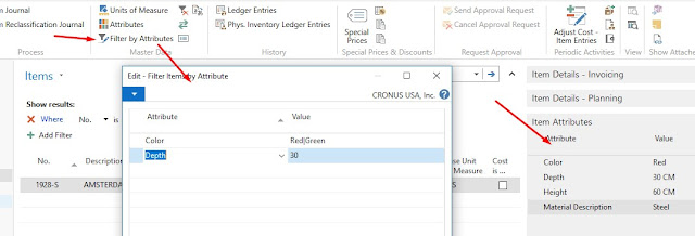 Microsoft Dynamics NAV 2017 - Item Attributes. Microsoft Dynamics NAV 2017 - Item Attributes.
