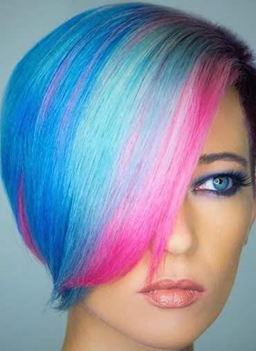 Keely Webster British Hair Style Model & CEO Survivor Glam Squad, USA