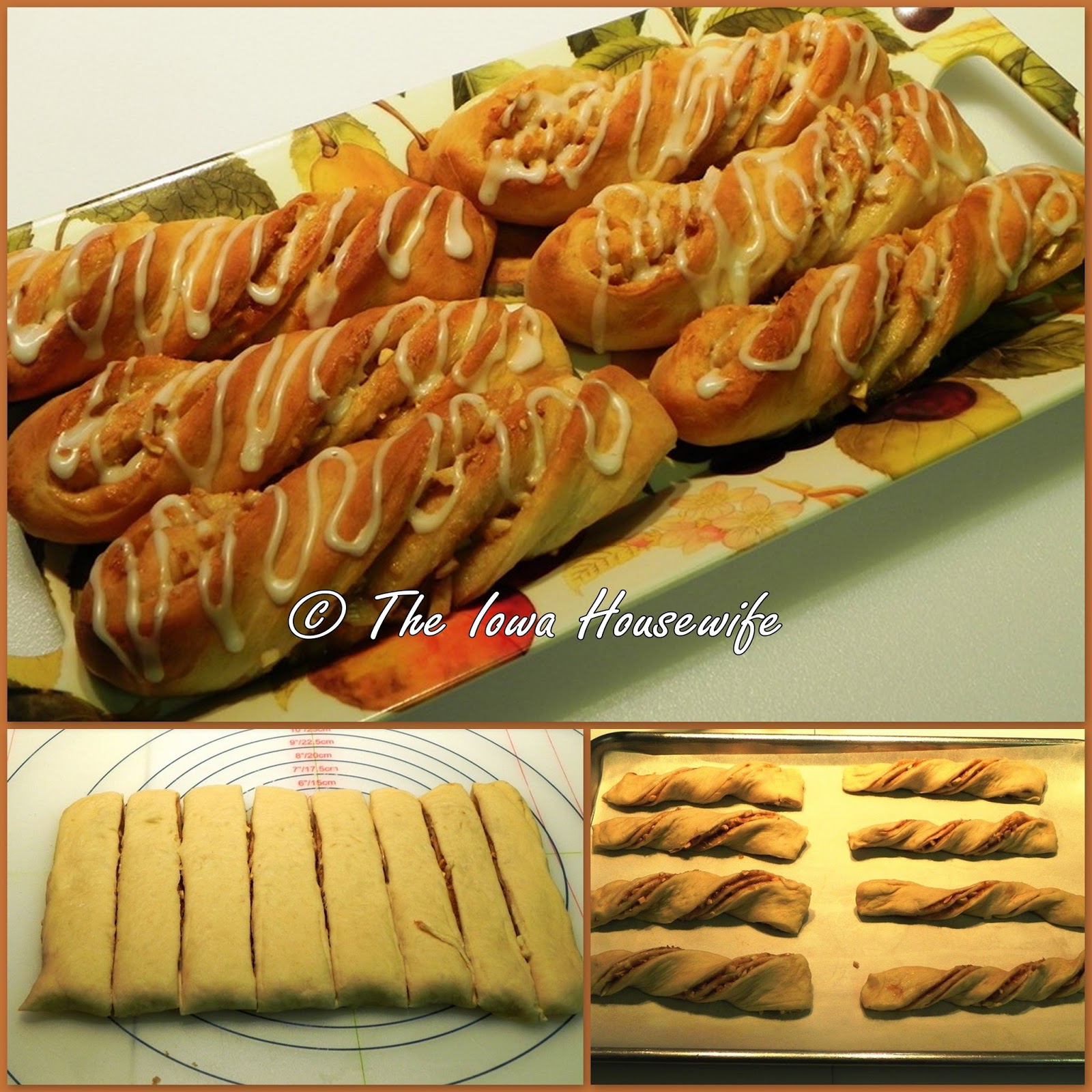 The Iowa Housewife: Lemon Nut Twists