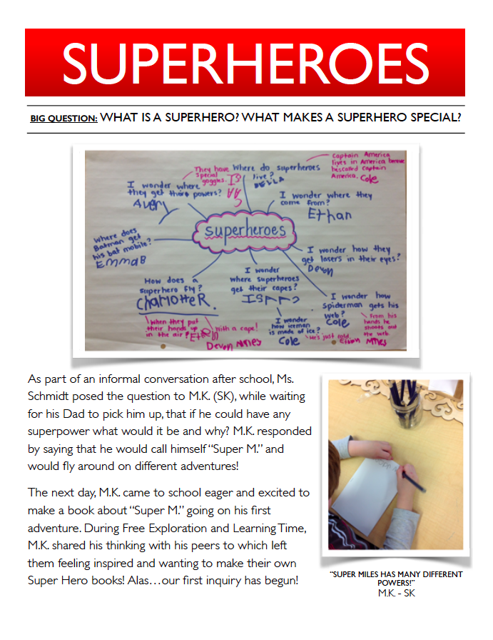 Our Kindergarten Journey: What is a Superhero? What makes a Superhero ...