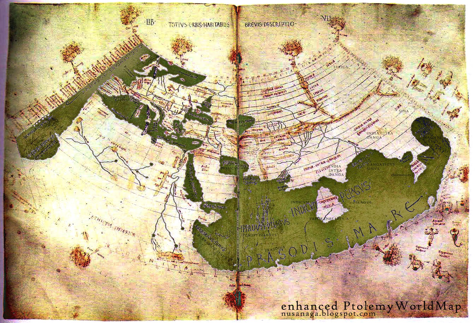 Peta Ptolemy dan Atlantis - Nusanaga