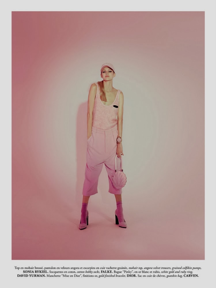 Devon Windsor by Amanda Pratt Magazine Photoshoot For Madame Air France ...