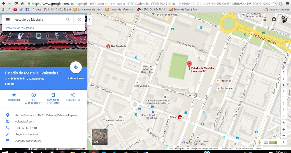 INTERNET BASICO UNAB : GOOGLE MAPS