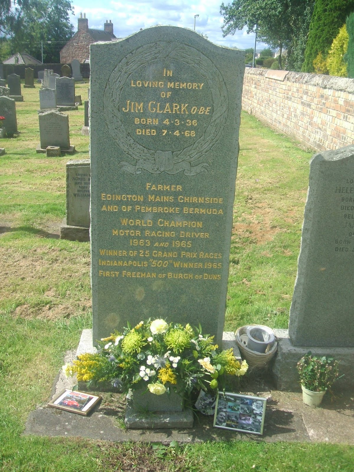 Talking about F1: The F1 blog: The Jim Clark Trail in the Scottish Borders