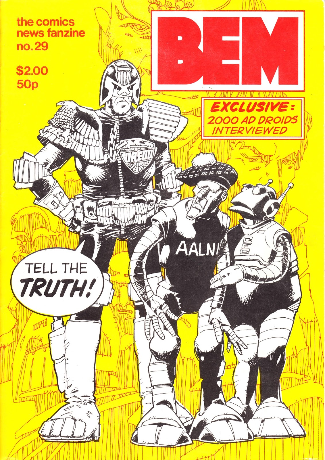 STARLOGGED - GEEK MEDIA AGAIN: 1980: 2000AD IN BEM ISSUE 29