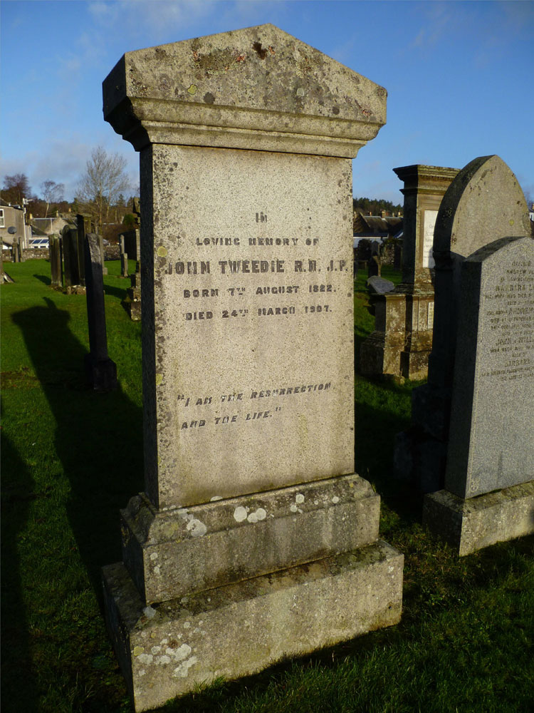 West Linton Graveyard: John Tweedie