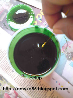 My LiFe As AmYZa: Tutorial : How to make Dip Flower / Bunga Dip