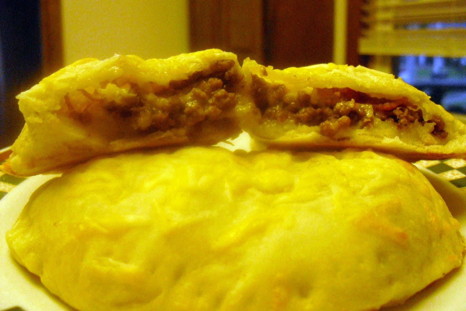 Attack of the Hungry Monster: Bacon Cheeseburger Calzones
