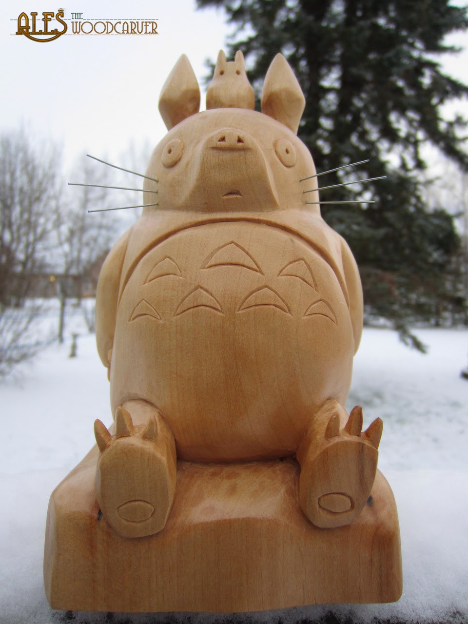 Ales the woodcarver: Totoro