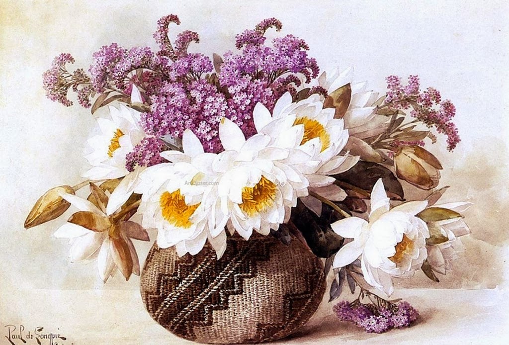 El arte es su máxima expresión : Bodegones d Flores Pintadas con ...