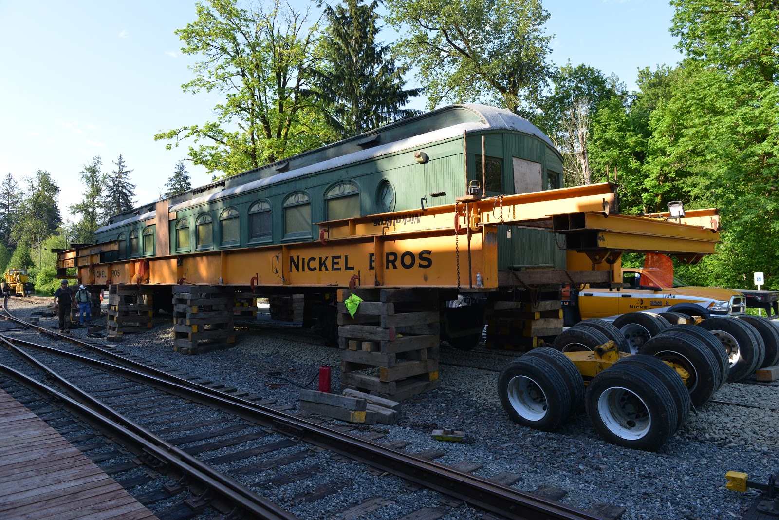 Northwest Railway Museum Blog: Parlor car arrives