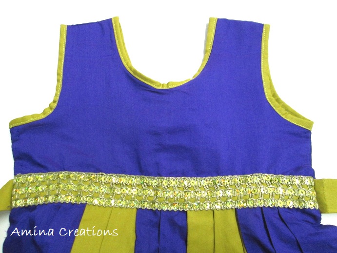 AMINA CREATIONS: HOW TO STITCH A FROCK WITH PANELS