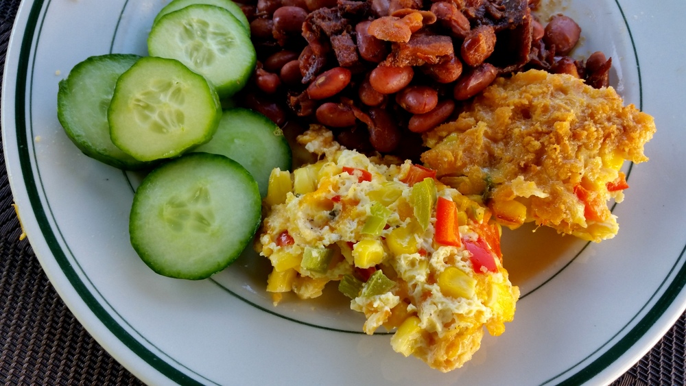 Flash Back Friday - Corn Cheese Bake - Simple Ingredients